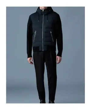 Mackage Long-sleeved Knitted Down Jacket