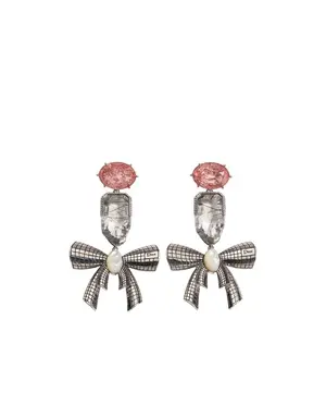 Dior Deco Earrings - Gray
