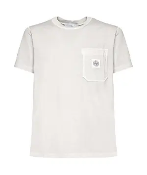 Stone Island Compass Patch Crewneck T-shirt - Grey