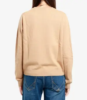 N.21 Logo Letter Round Neck Sweater