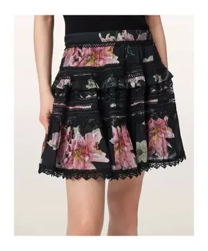 ALLSAINTS Printed Skirt