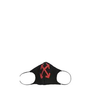 Off-White Arrow Print Face Mask - Black