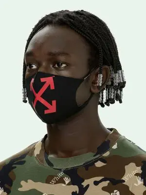 Off-White Arrow Print Face Mask