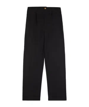 FAY Straight Leg Pants - Black