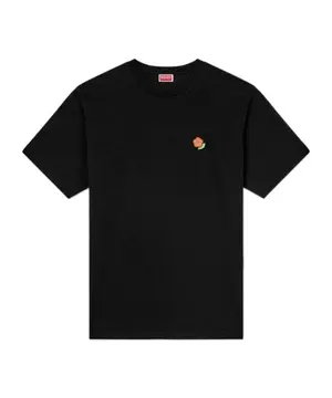 Kenzo Pop-embroidered T-shirt - Black