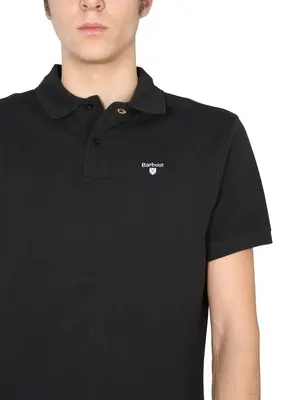 Barbour Logo Embroidered Polo Shirt