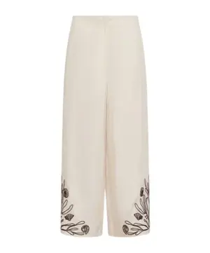 Marella Embroidered Trousers
