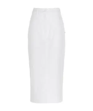 Sportmax Slim Skirt - White