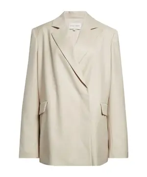 Loulou De Saison Notched Lapel Blazer - Nude