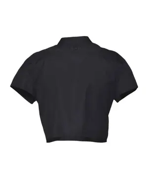 MSGM Cropped Ruffled Shirt