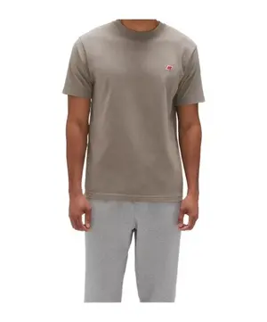 NEW BALANCE Logo Patch Crewneck T-shirt - Dockside