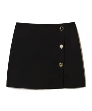 TWINSET Logo Plaque Mini Skirt