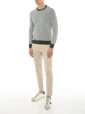 DRUMOHR Biscuit Pattern Crewneck Jumper