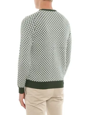 DRUMOHR Biscuit Pattern Crewneck Jumper