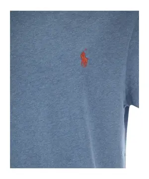Polo Ralph Lauren Logo-embroidered Crewneck T-shirt - Blue