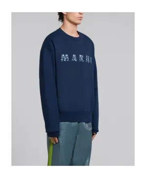 Marni Logo Printed Crewneck Sweatshirt