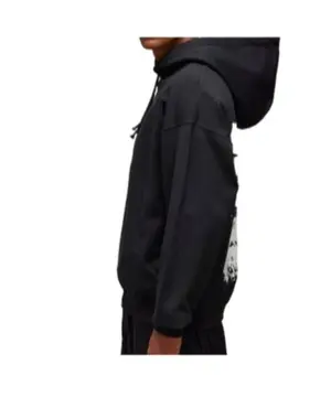 Y3 Maxi Logo Printed Drawstring Hoodie
