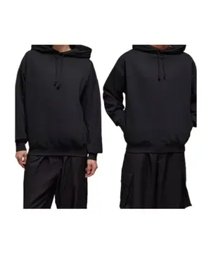Y3 Maxi Logo Printed Drawstring Hoodie