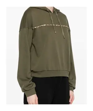 Liu Jo Embellished-band Hoodie