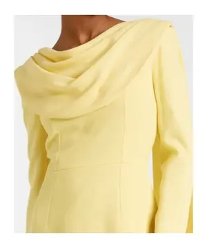 EMILIA WICKSTEAD Zaira Draped Crepe Dress