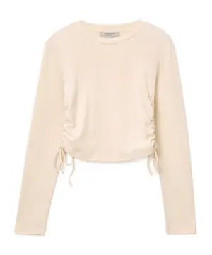 ALLSAINTS Sonny Ruched Top - White