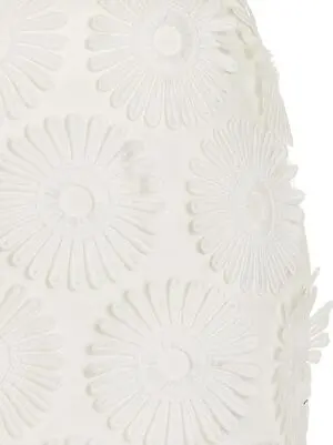 Elie Saab Floral Embroidered A-line Mini Skirt