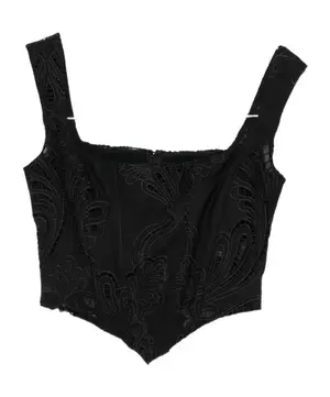 Giuseppe Di Morabito Square Neck Suspenders - Black
