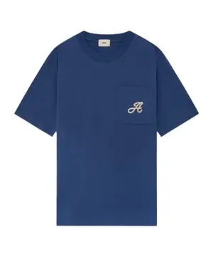 AUTRY Embroidered-logo T-shirt - Blue