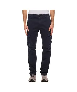 C.P. COMPANY Lens Detail Cargo Pants - Black