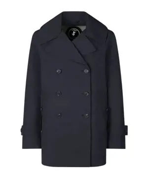 SAVE THE DUCK Trench Donna Sofi Blu Nero - Blue