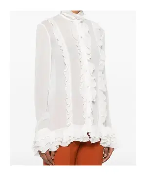 Alberta Ferretti Ruffled Shirt