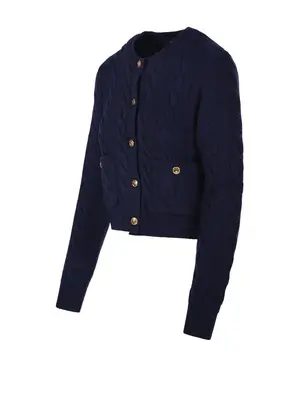 Polo Ralph Lauren Cable-knit Crewneck Buttoned Cardigan