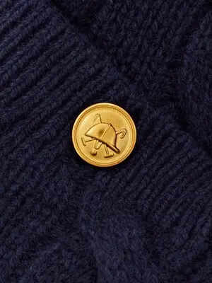 Polo Ralph Lauren Cable-knit Crewneck Buttoned Cardigan