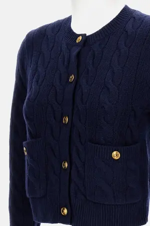 Polo Ralph Lauren Cable-knit Crewneck Buttoned Cardigan