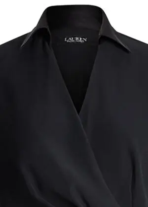 Ralph Lauren Long-sleeved V-neck Jumpsuit