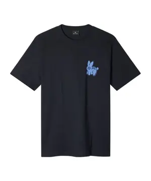 Paul Smith Bunny Print Crewneck T-shirt - Navy