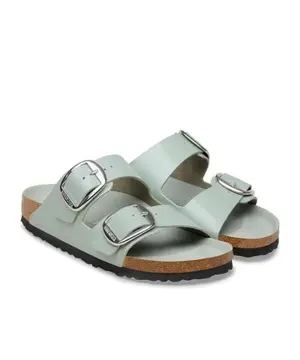 BIRKENSTOCK Arizona Big Buckle Sandals - Gray