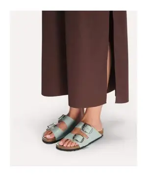 BIRKENSTOCK Arizona Big Buckle Sandals - Gray