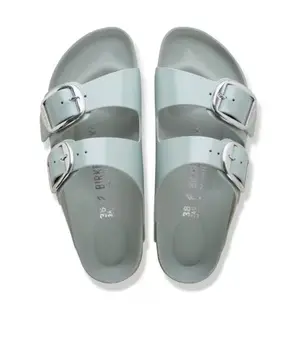 BIRKENSTOCK Arizona Big Buckle Sandals - Gray