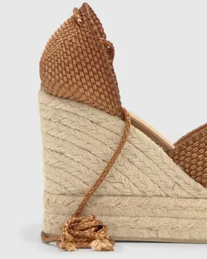 CastaÑer Round-toe Wedge Sandals