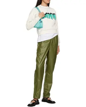 GANNI Isoli Rock Logo-embroidered Crewneck Sweatshirt