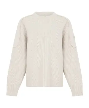Moose Knuckles Corina Crewneck Sweater - White