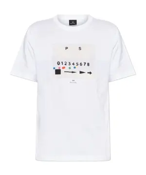 Paul Smith Graphic Print T-shirt - White