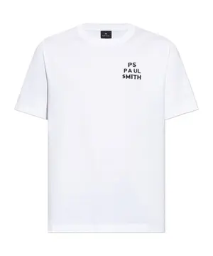 Paul Smith Logo Print T-shirt - White