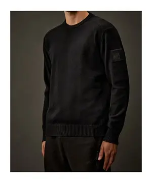 C.P. COMPANY Merino Crewneck Knitwear With Sleeve Pocket