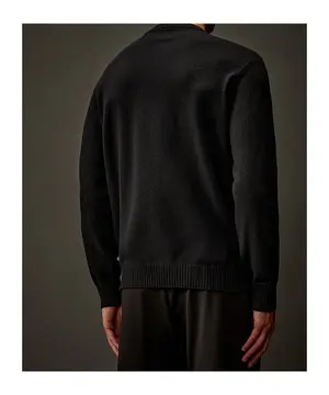 C.P. COMPANY Merino Crewneck Knitwear With Sleeve Pocket