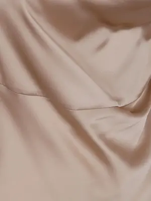 D.exterior Draped Long Dress