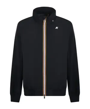 K-WAY Arsene Stretch Dot Bomber Jacket - Black