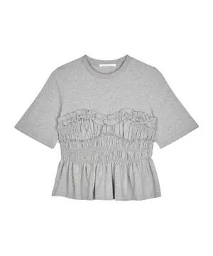 Cecilie Bahnsen Round-neck T-shirt - Gray