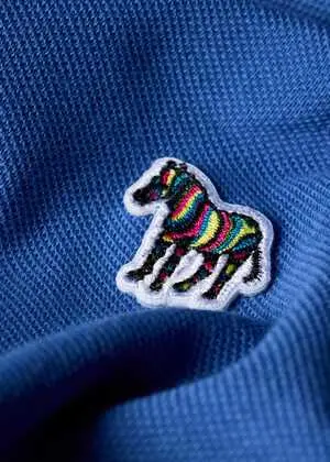 Paul Smith Logo Patch Short Sleeved Polo Shirt